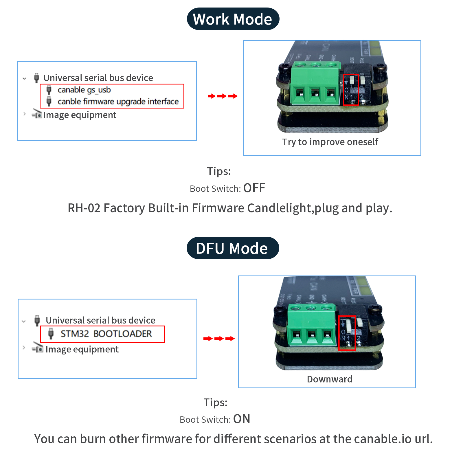 RH-02 USB to CAN Bus Converter Base on Open-Source Hardware CANable ...